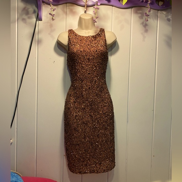 Alice + Olivia | Dresses | Nwot Beaded Sequin Bodycon Dressalice ...